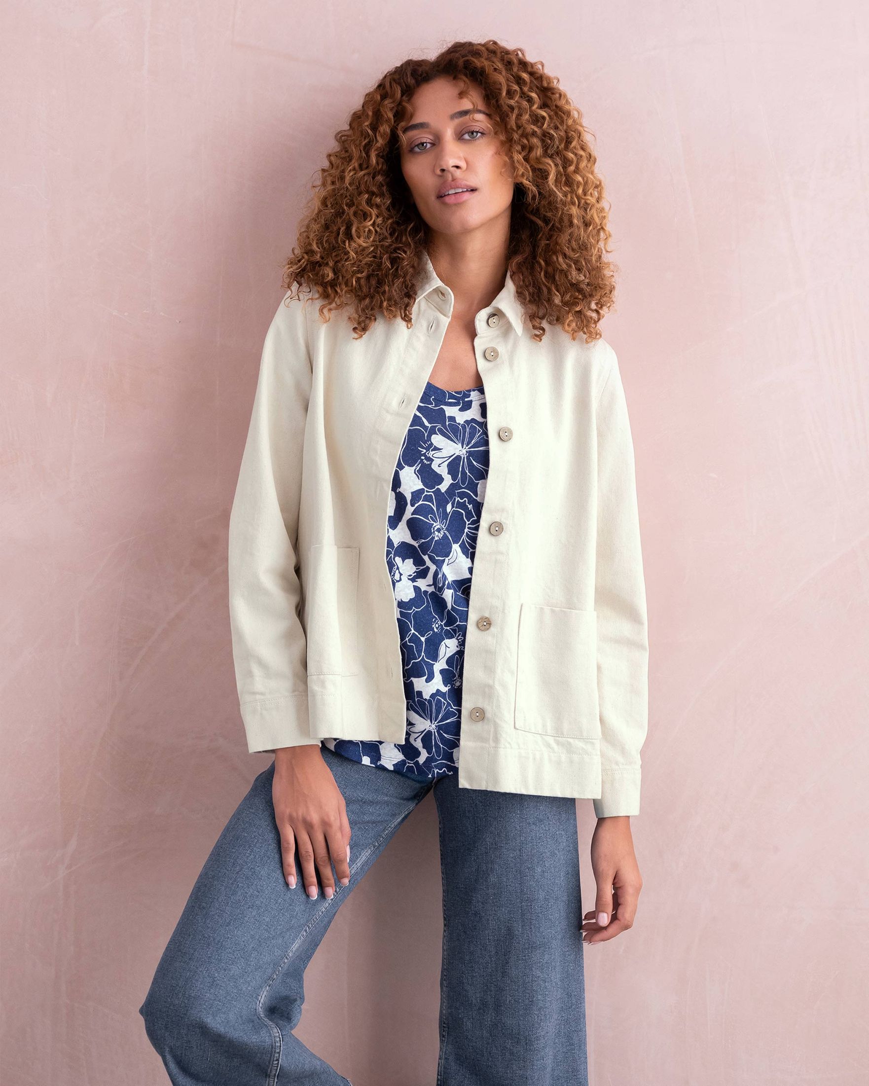 Celtic Cotton Twill Pleat Back Jacket