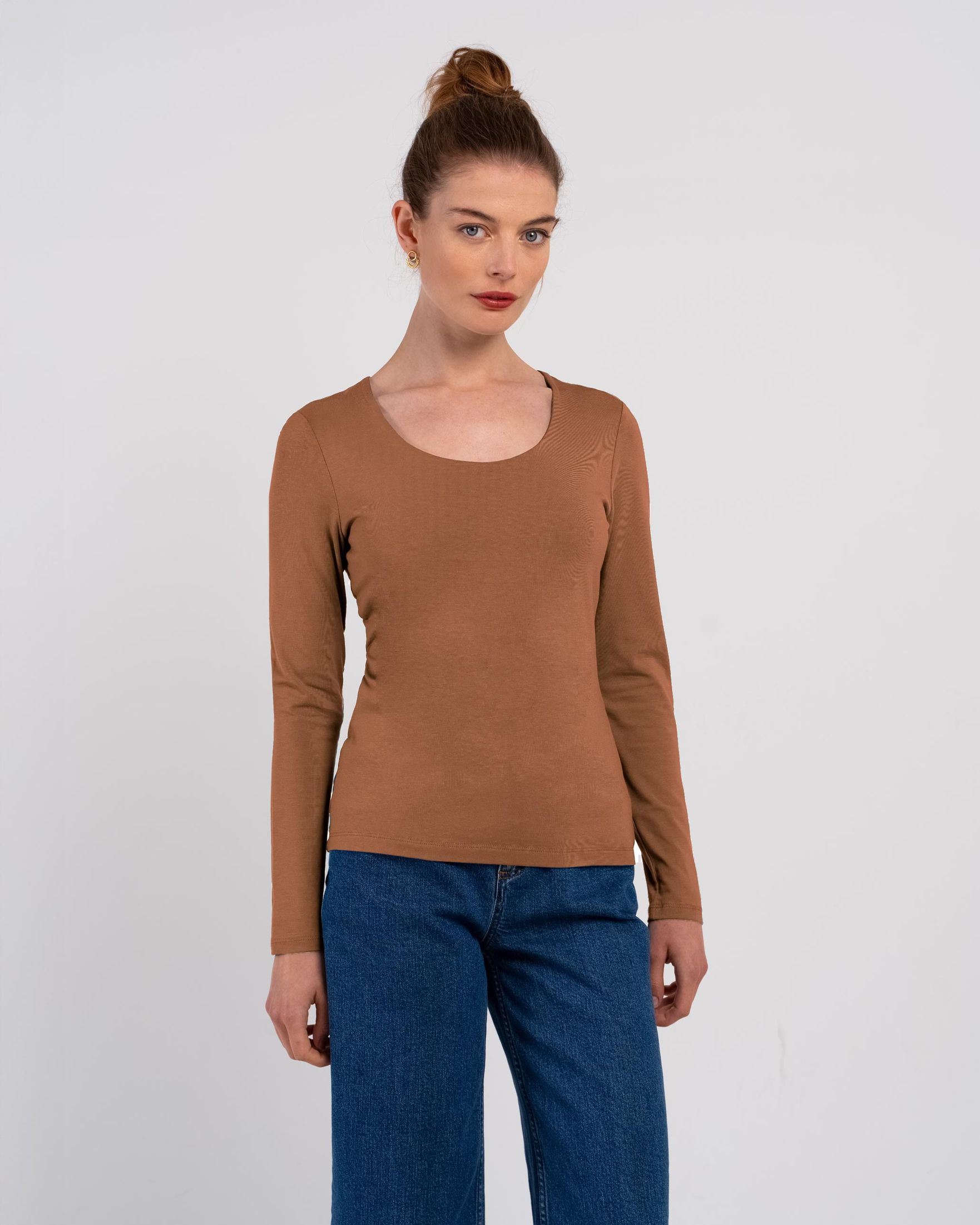 Darcey Scoop Long Sleeve