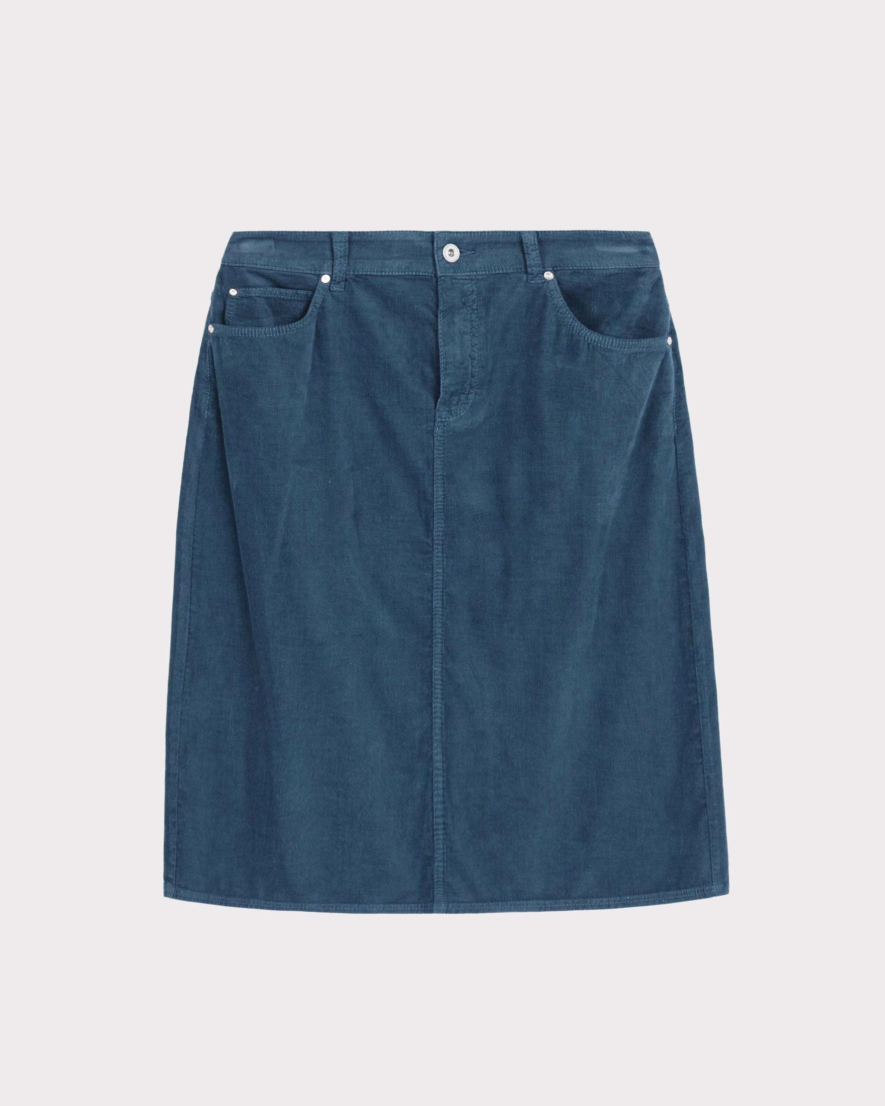 Jamie Cord Knee Length Skirt