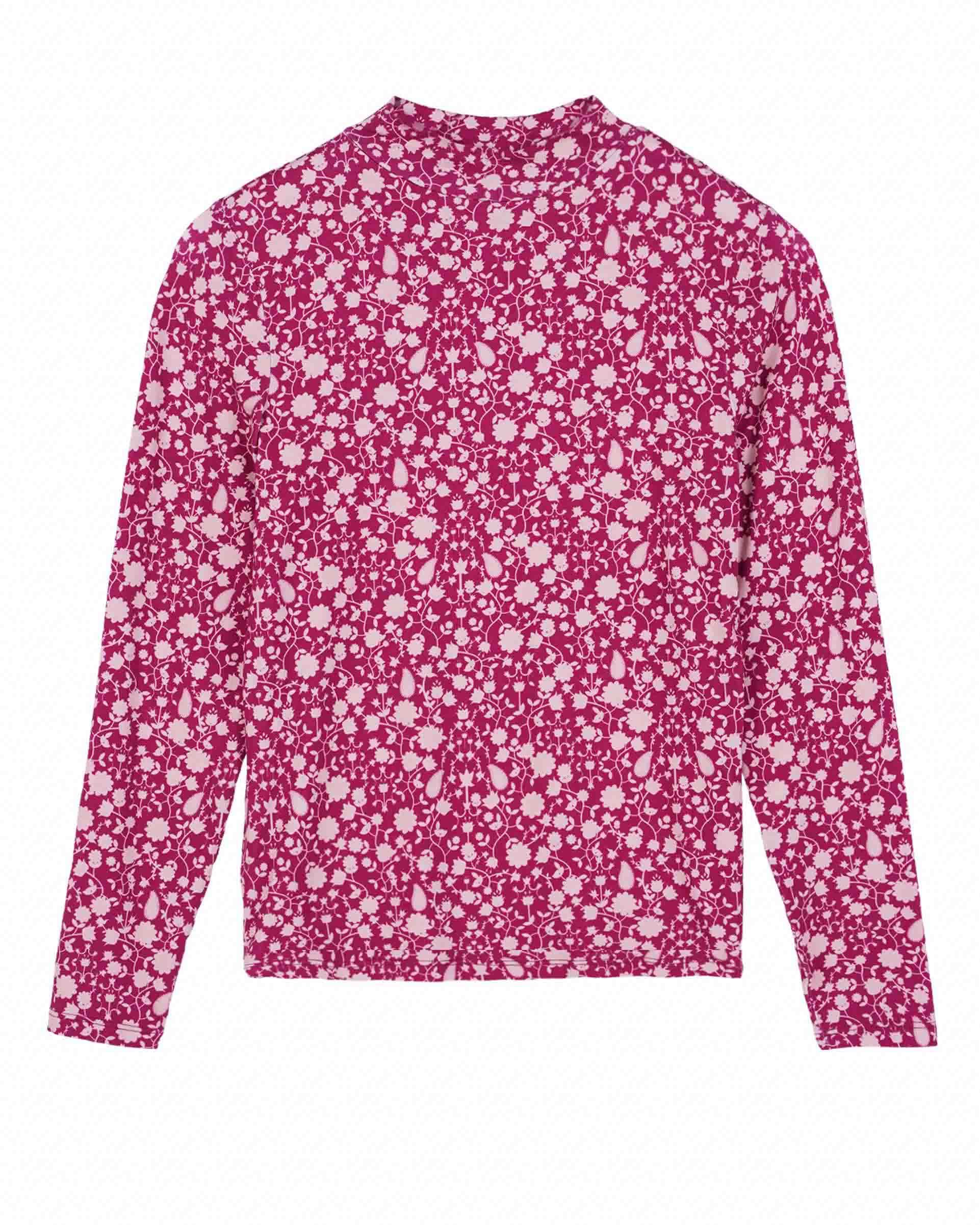 Carrie Print Mock Neck